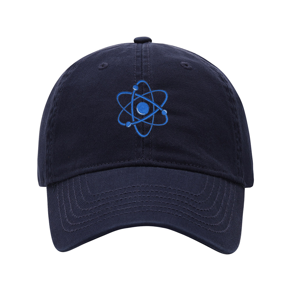 Baseball Cap Embroidered Hat for Atom Science Men's Adjustable Cotton ...