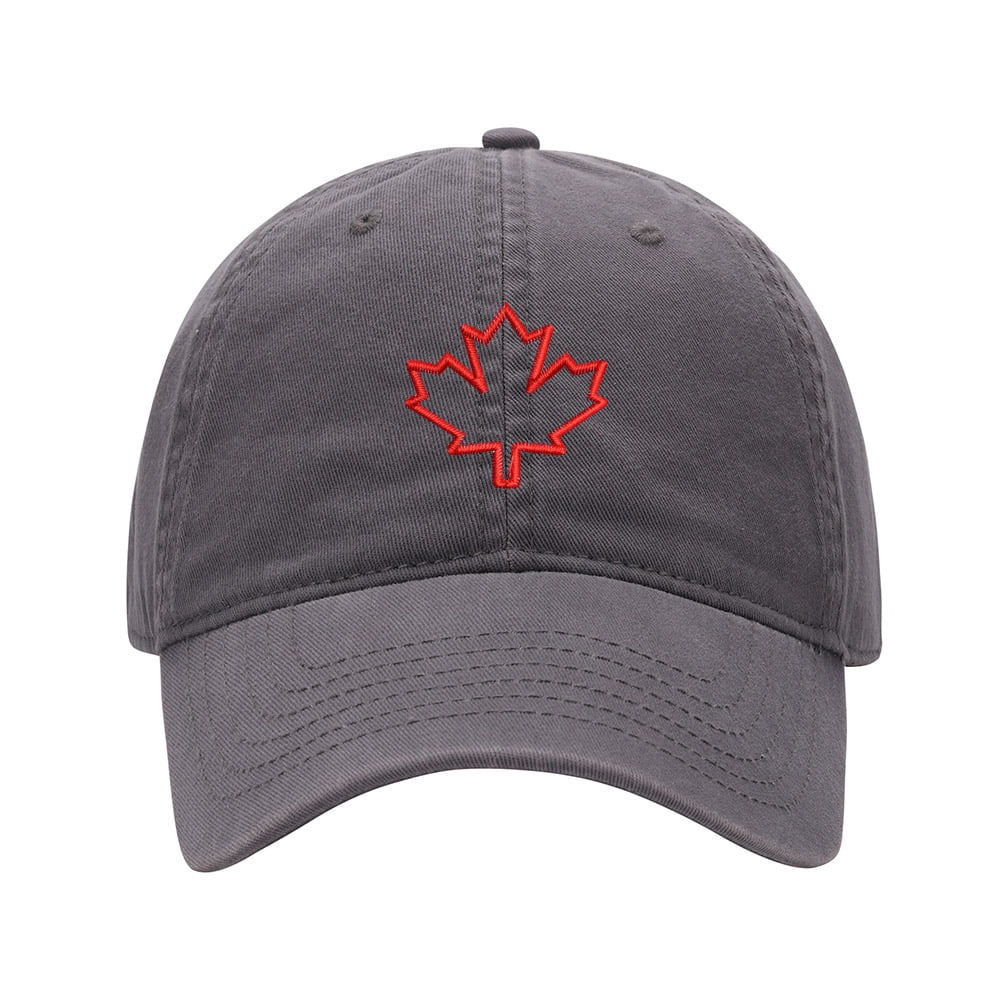 Baseball Cap Embroidered Hat for Canadian Maple Leaf Men's Adjustable ...