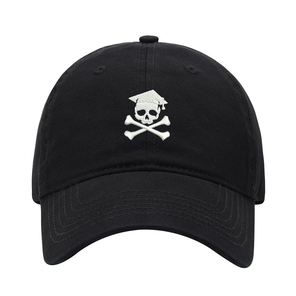 Baseball Cap Embroidered Hat for Graduation Skull Men's Adjustable ...
