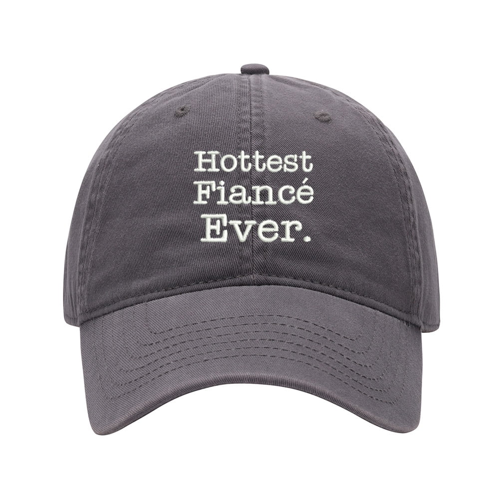 Baseball Cap Embroidered Hat for Hottest Fiance Ever Men's Adjustable ...