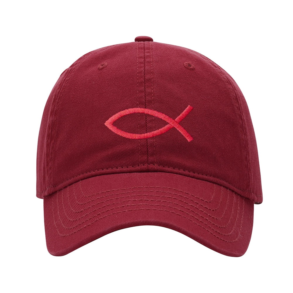 Baseball Cap Embroidered Hat for Jesus Fish Ichthys Men's Adjustable ...