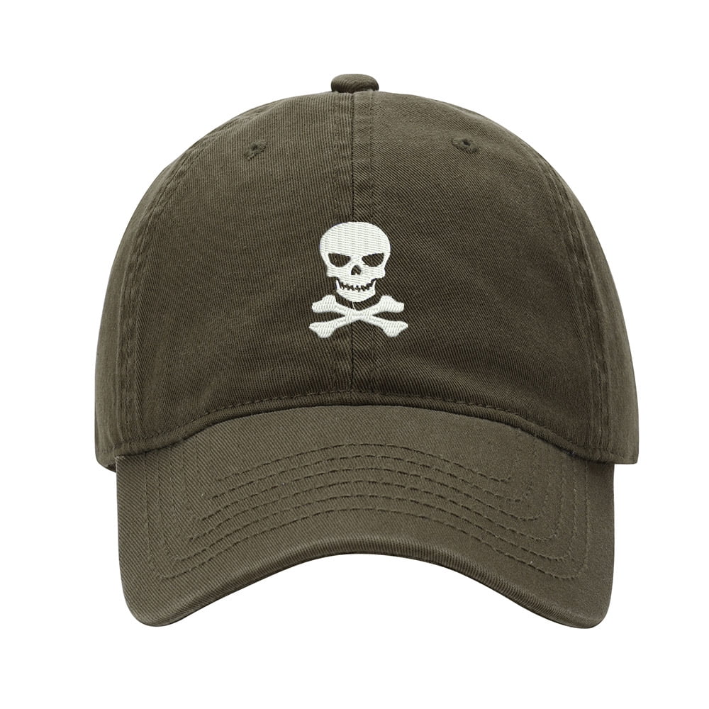 Baseball Cap Embroidered Hat for Skull & Crossbones Men's Adjustable ...