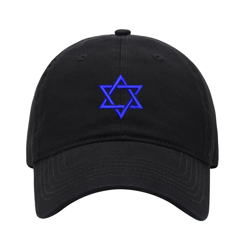 Baseball Cap Embroidered Hat for Star of David Men's Adjustable Cotton ...