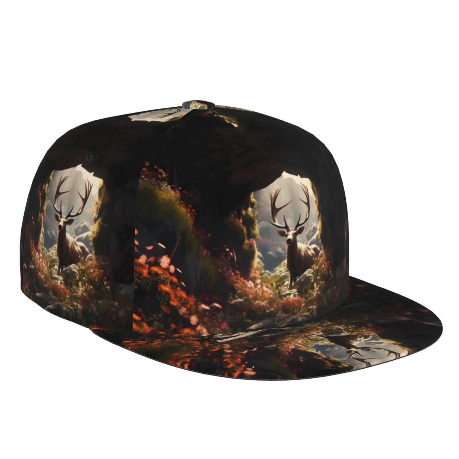 Baseball Cap - Enchanted Deer In Cave Hats for Men/Women Low Profile ...
