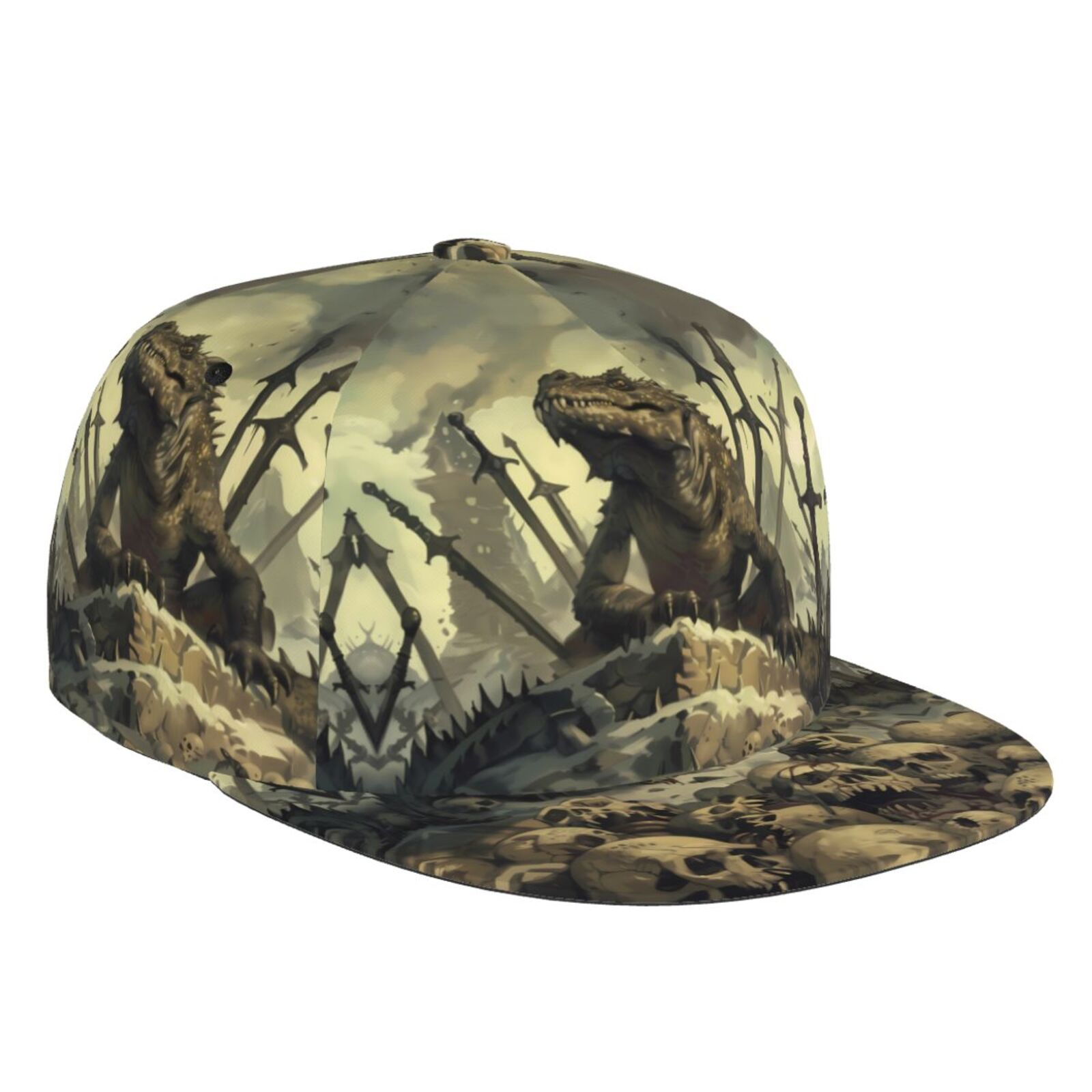 Baseball Cap - Epic Dragon Skull Scene Hats for Men/Women Low Profile ...