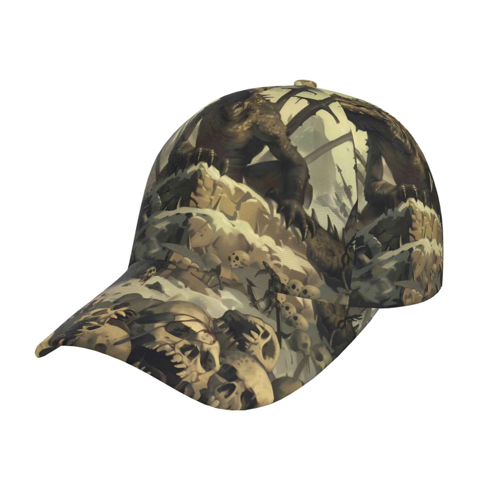 Baseball Cap - Epic Dragon Skull Scene Hats for Men Women Low Profile ...