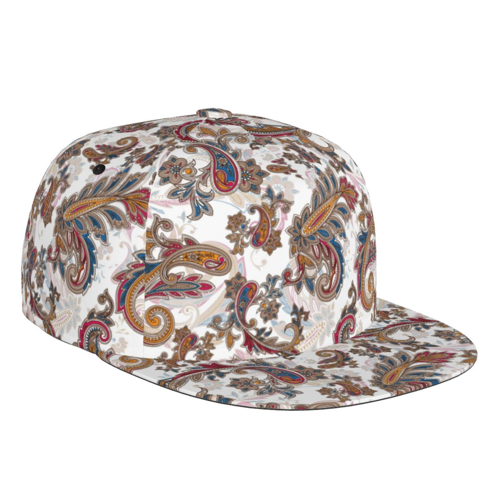 Baseball Cap - Exotic Floral Paisley Hats for Men/Women Low Profile ...