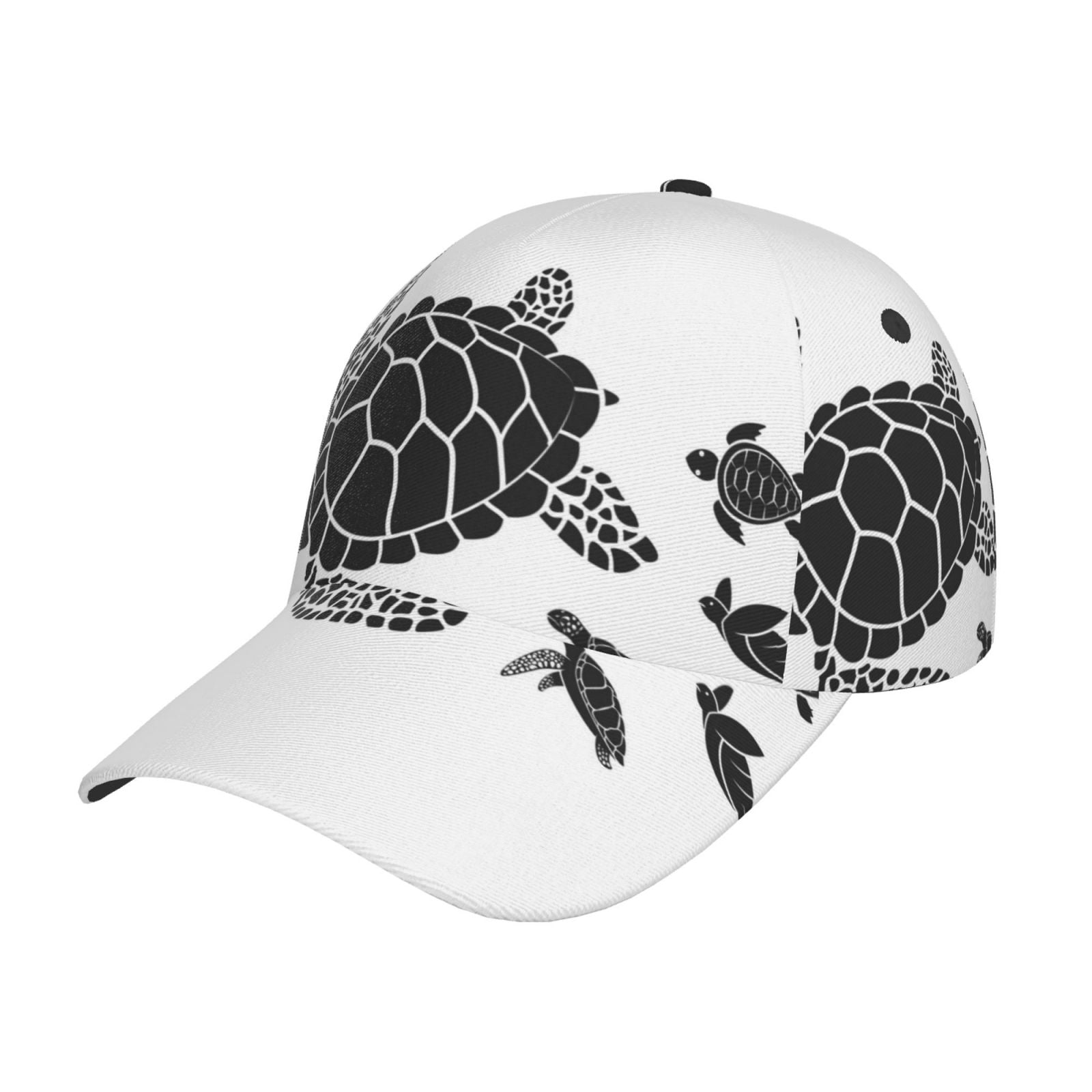 Baseball Cap, Family Of Sea Turtles Sun Hats for Men Women, Adjustable ...