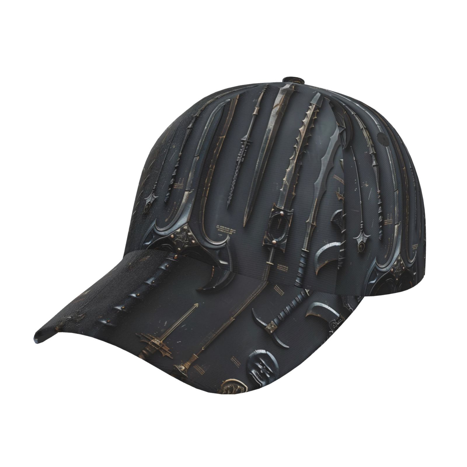 Baseball Cap - Fantasy Medieval Weaponry Adjustable Size Hats for Men ...