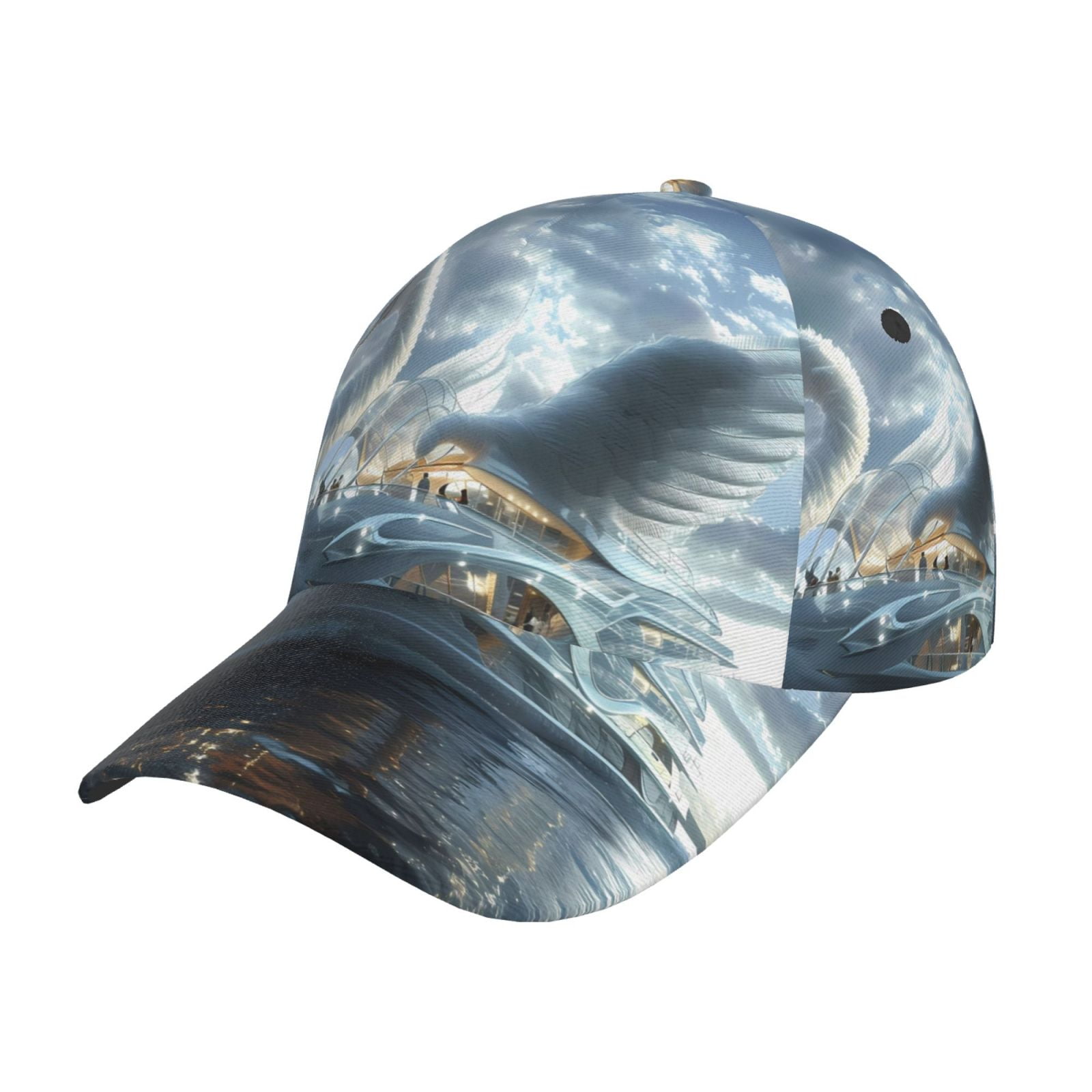 Baseball Cap - Fantasy Swan Yacht Design Hats for Men Women Low Profile ...