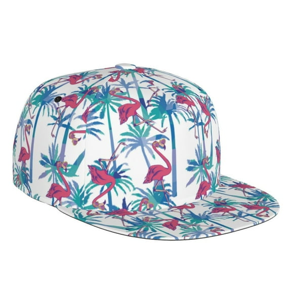 Baseball Cap - Flamingo Palm Leaves_C Hats for Men/Women Low Profile ...