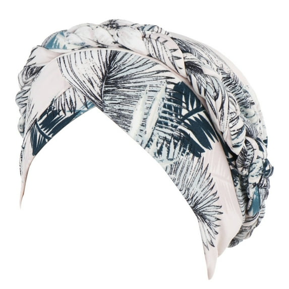 Baseball Cap Floral Braid India Hat Muslim Ruffle Cancer Chemo Beanie ...