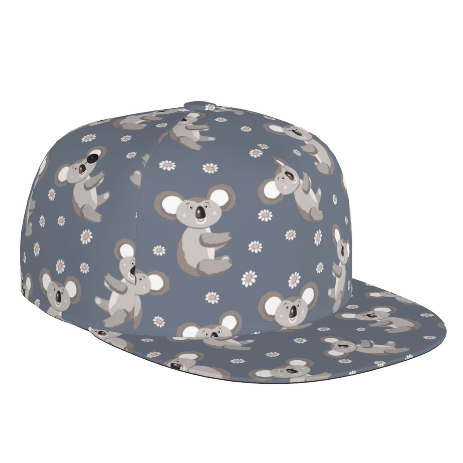 Baseball Cap - Floral Koala Gray Hats for Men/Women Low Profile ...