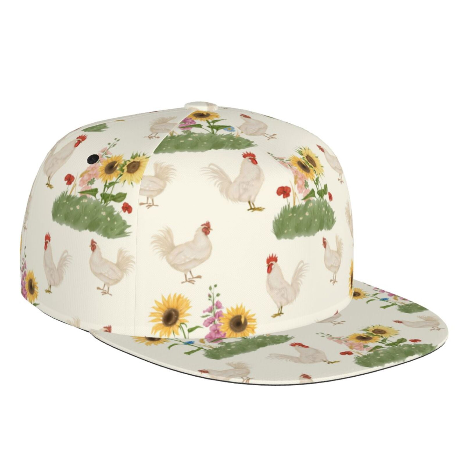 Baseball Cap - Flowers And Hens Hats for Men/Women Low Profile ...