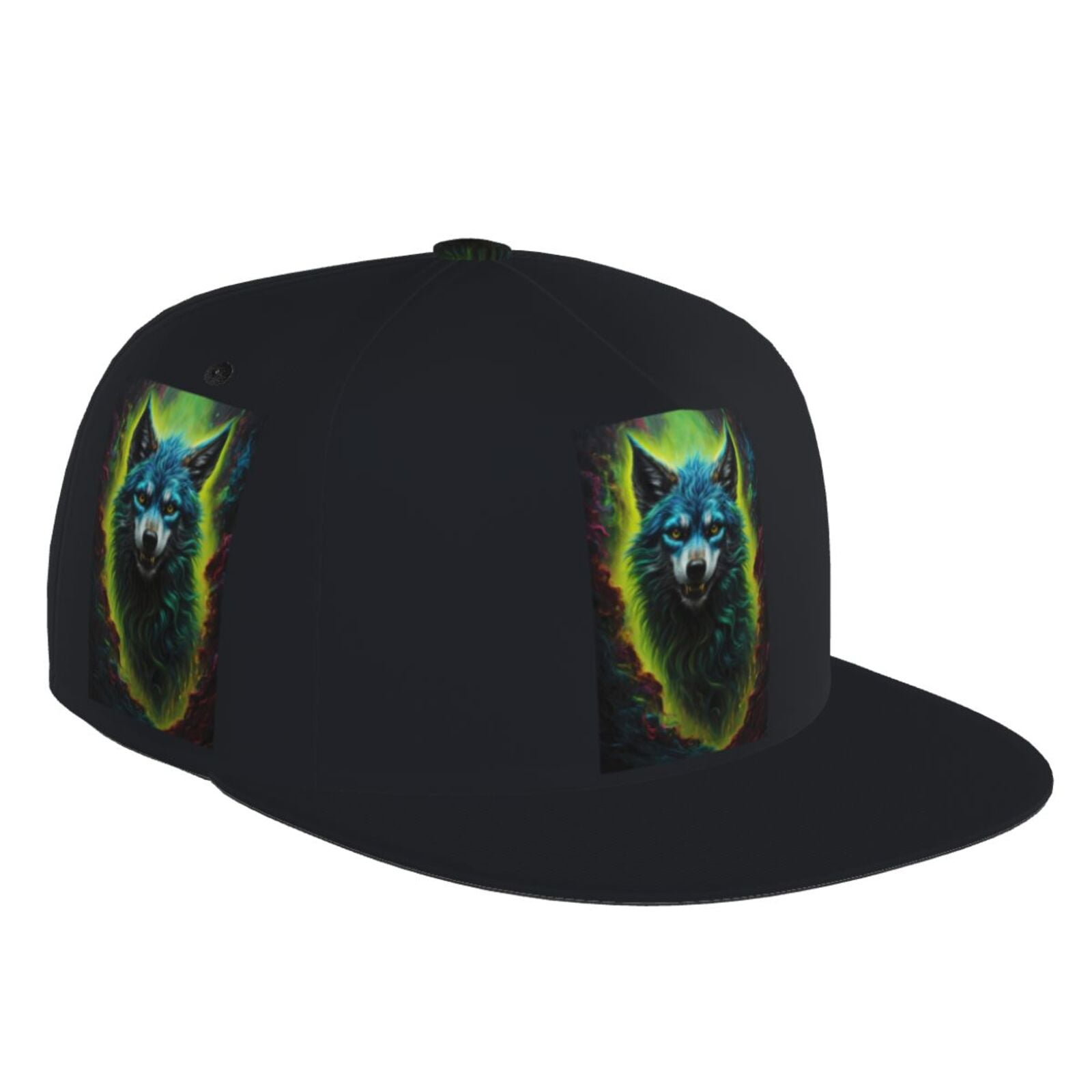 Baseball Cap - Fluorescent Wolf Hats for Men/Women Low Profile ...