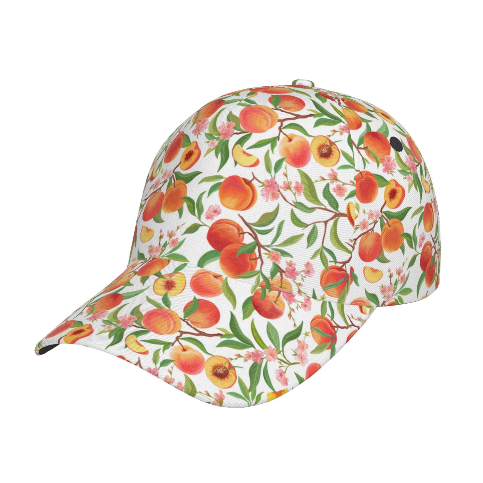 Baseball Cap - Fruits Peach2 Adjustable Size Hats for Men and Women ...