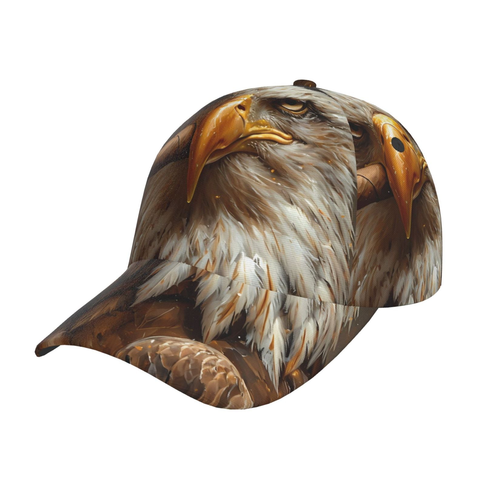 Baseball Cap - Funny Bald Eagle Adjustable Size Hats for Men and Women ...