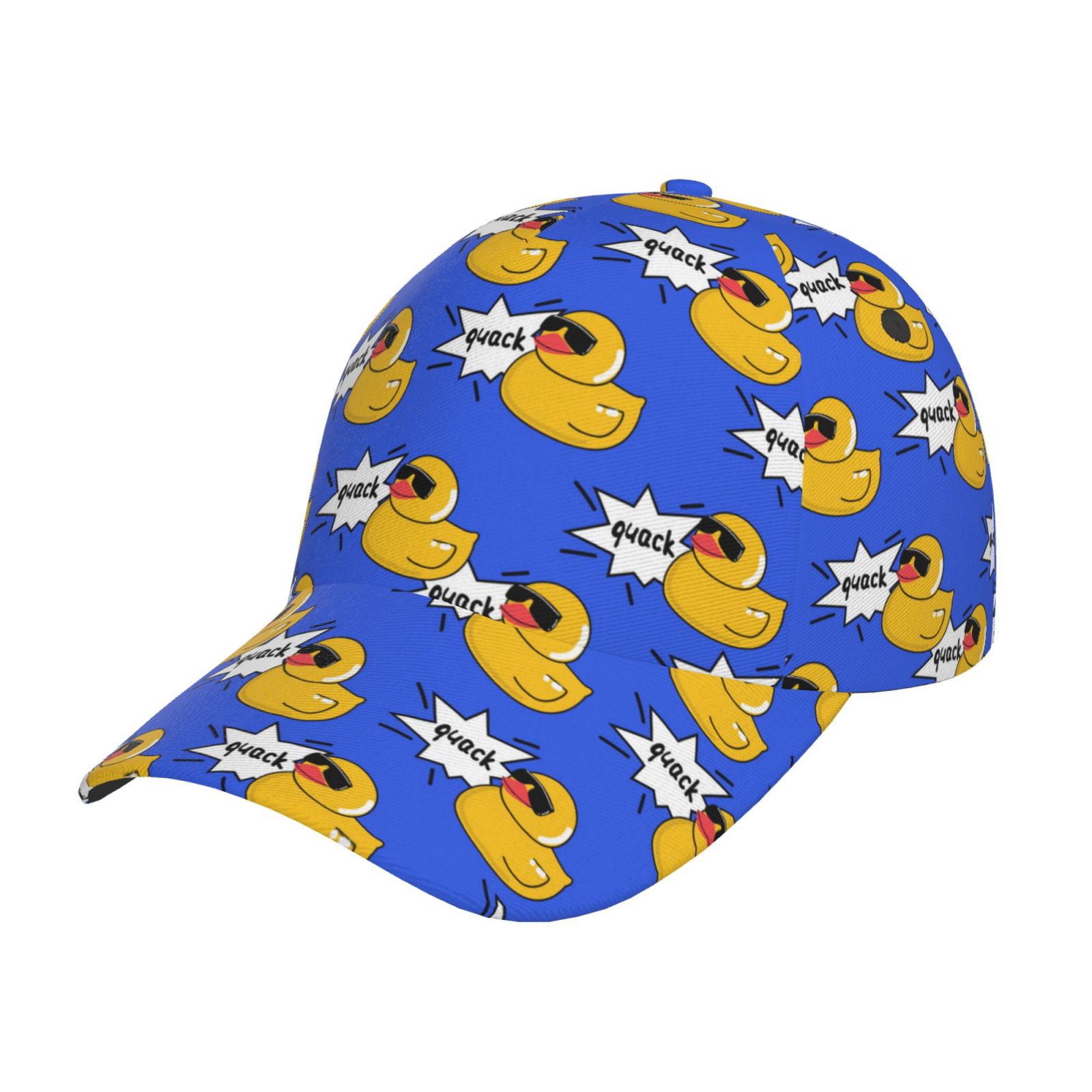 Baseball Cap - Funny Cartoon Cute Duck_A Adjustable Size Hats For Men ...