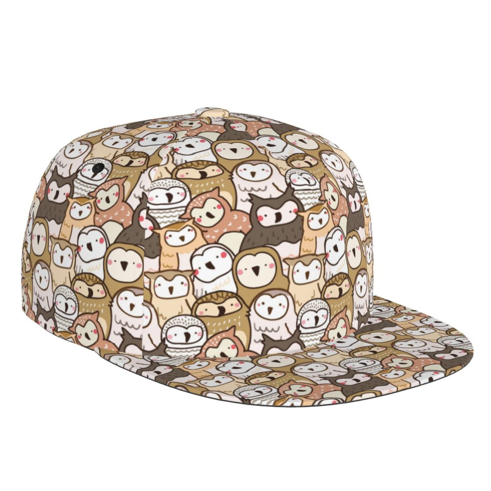 Baseball Cap - Funny Cartoon Owl Hats for Men/Women Low Profile ...