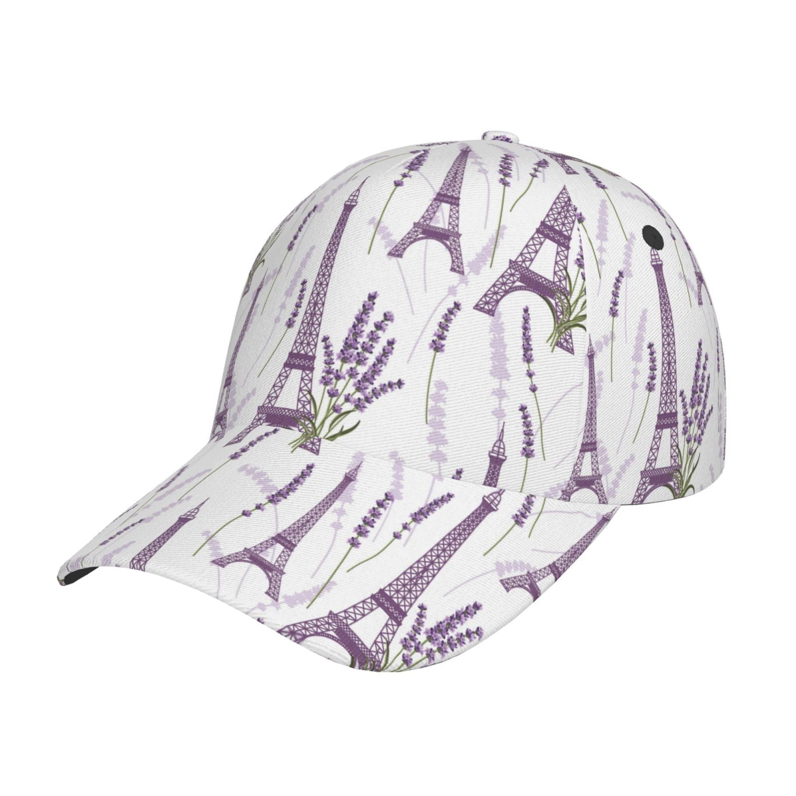Baseball Cap, Funny Lavender Flowers Hats For Men Women Low Profile ...