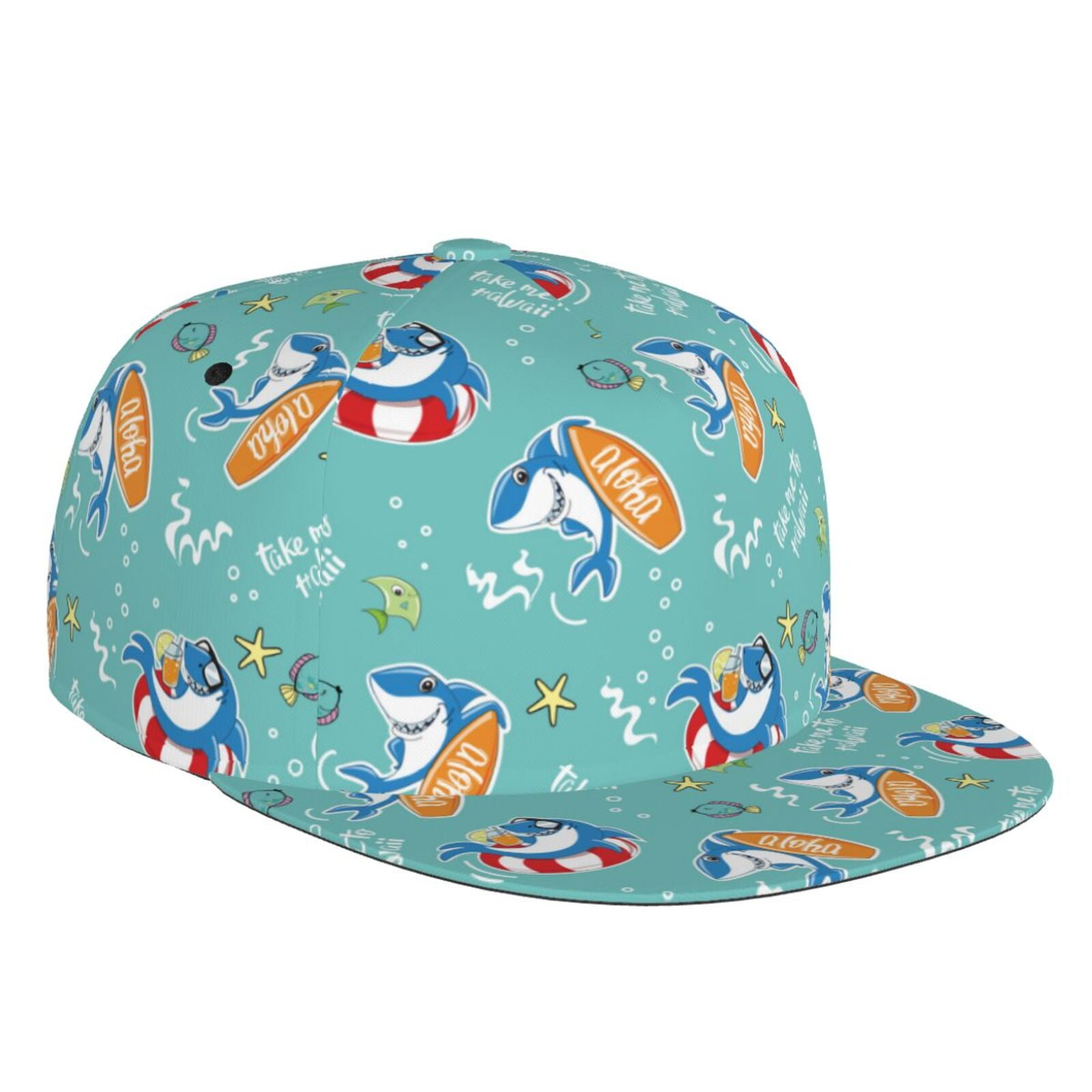 Baseball Cap - Funny cartoon sharks Hats for Men/Women Low Profile ...