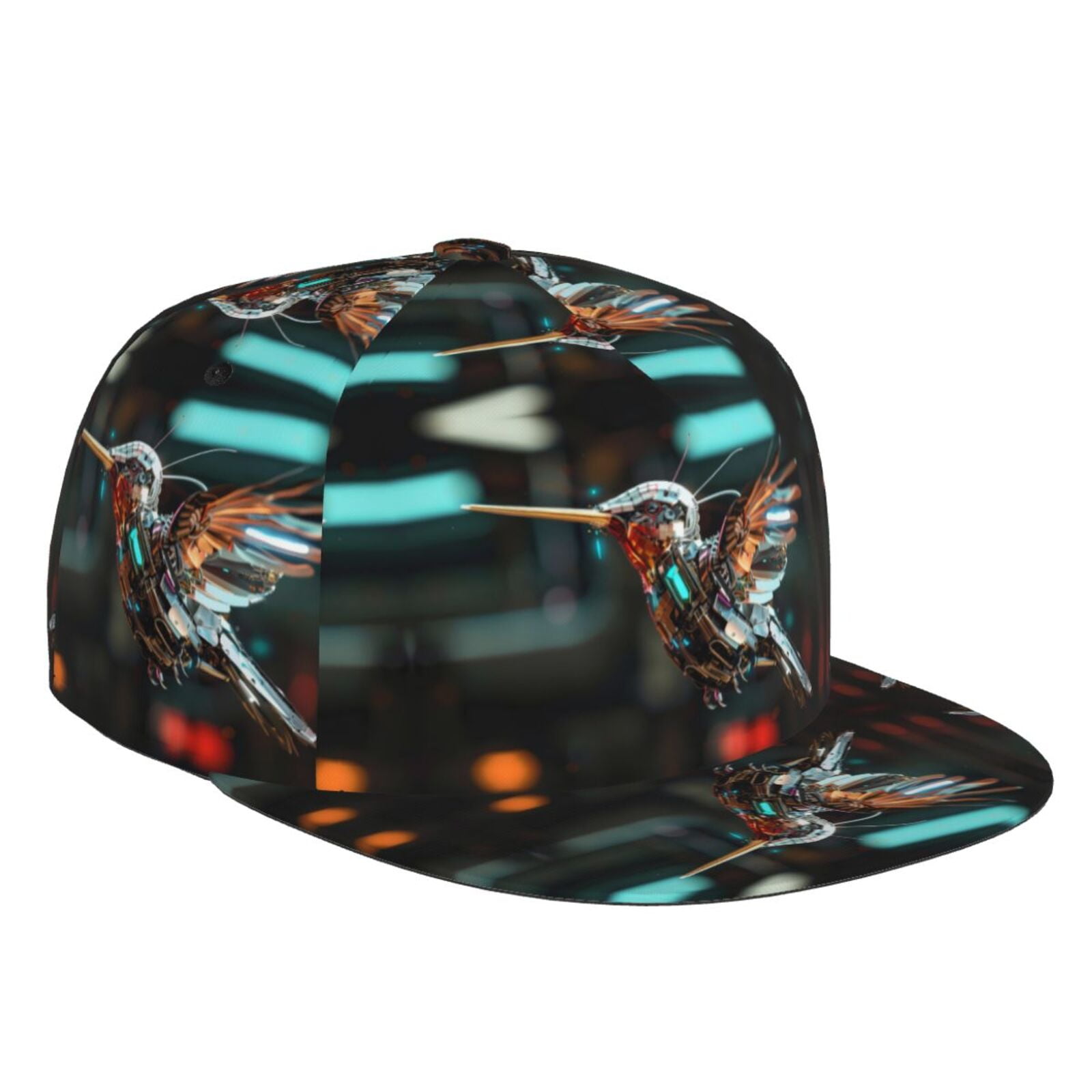 Baseball Cap - Futuristic Robot Hummingbird Hats for Men/Women Low ...