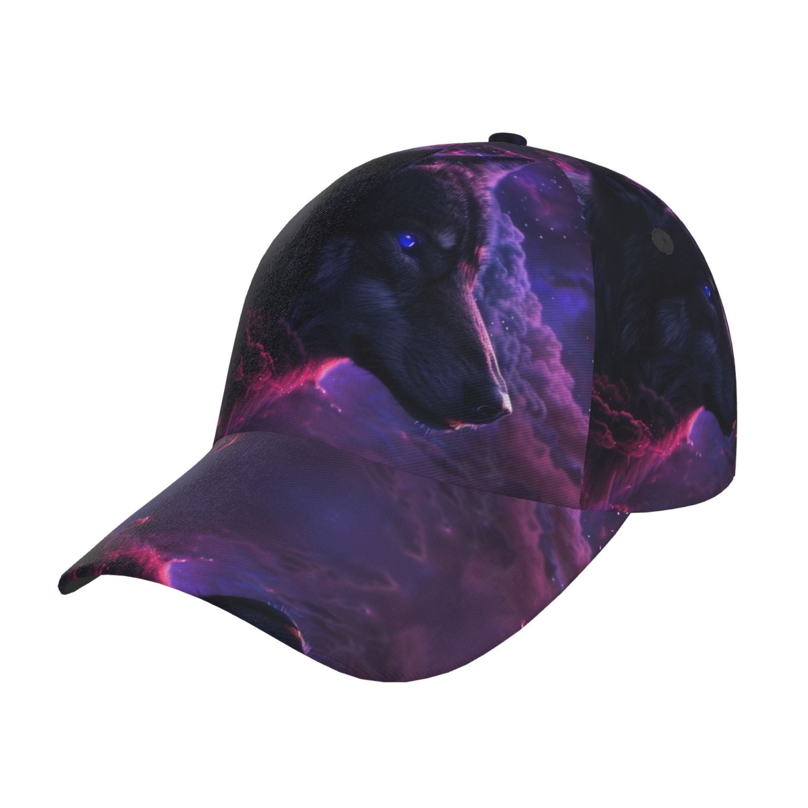 Baseball Cap - Galactic Wolf Stare Hats for Men Women Low Profile ...