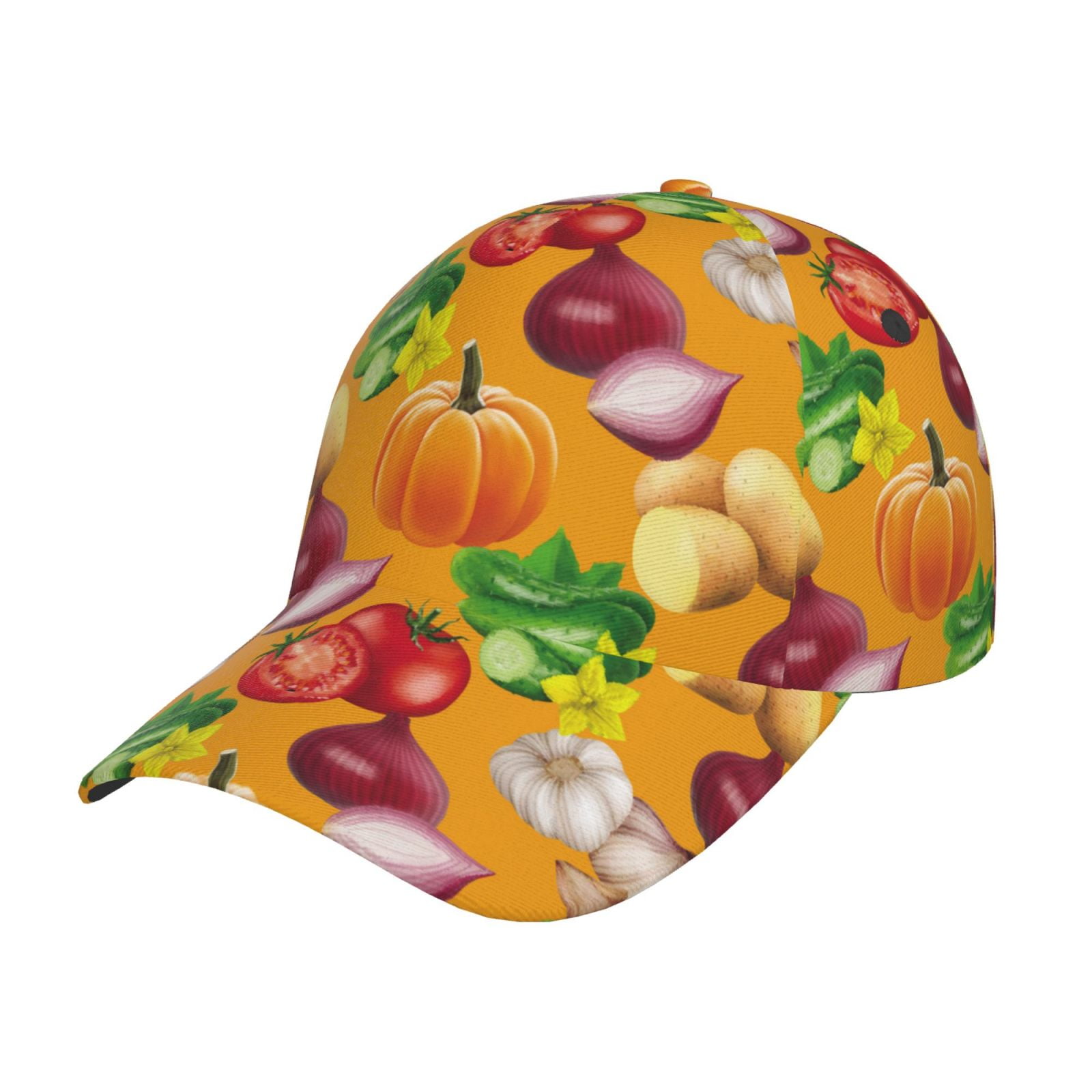 Baseball Cap, Garlic Onion Pumpkin Potato Hats For Men Women Low ...