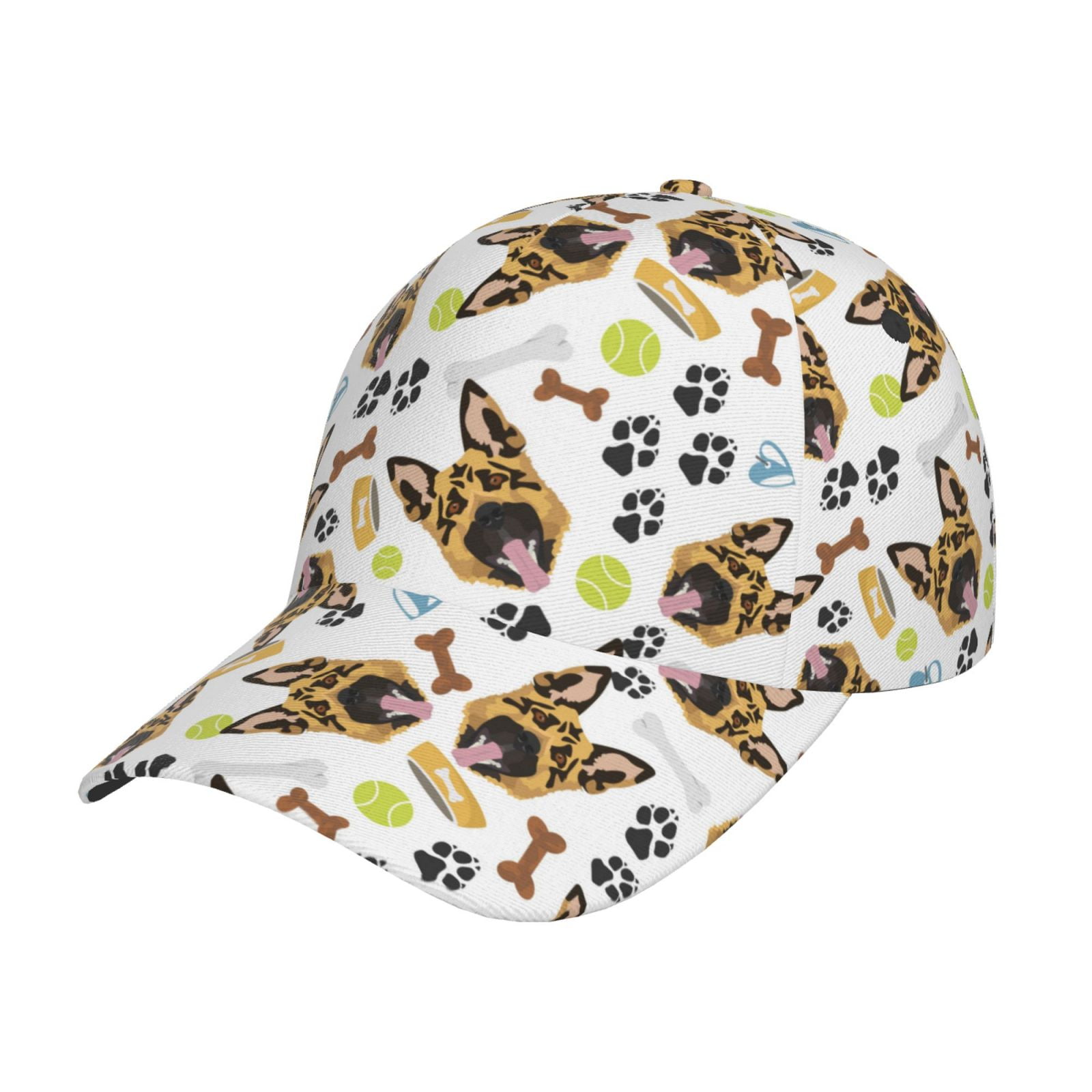 Baseball Cap - German Shepherd Dog Squash Adjustable Size Hats For Men ...