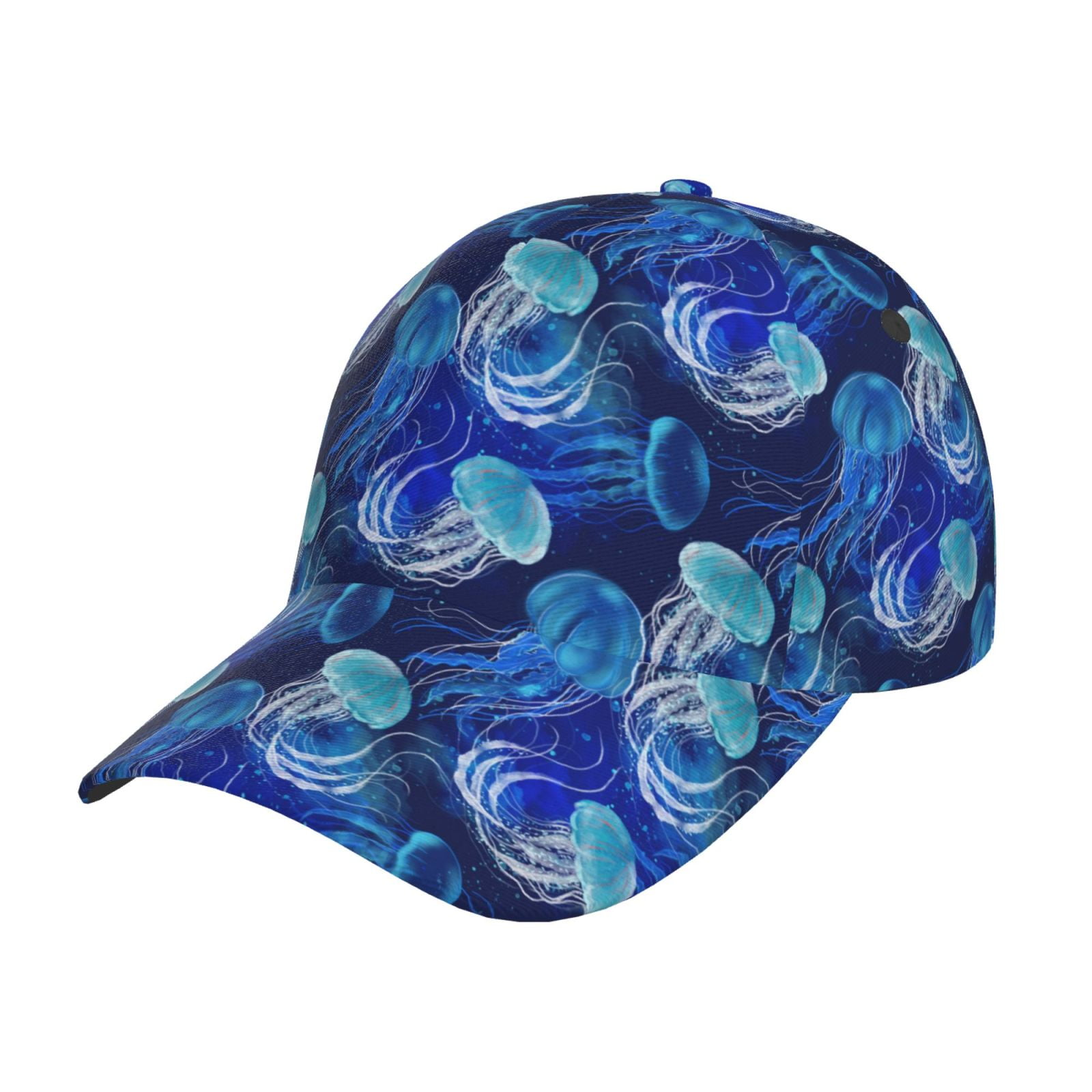 Baseball Cap, Glowing Jellyfish Pattern Trucker Hats Women Dad Hat for ...