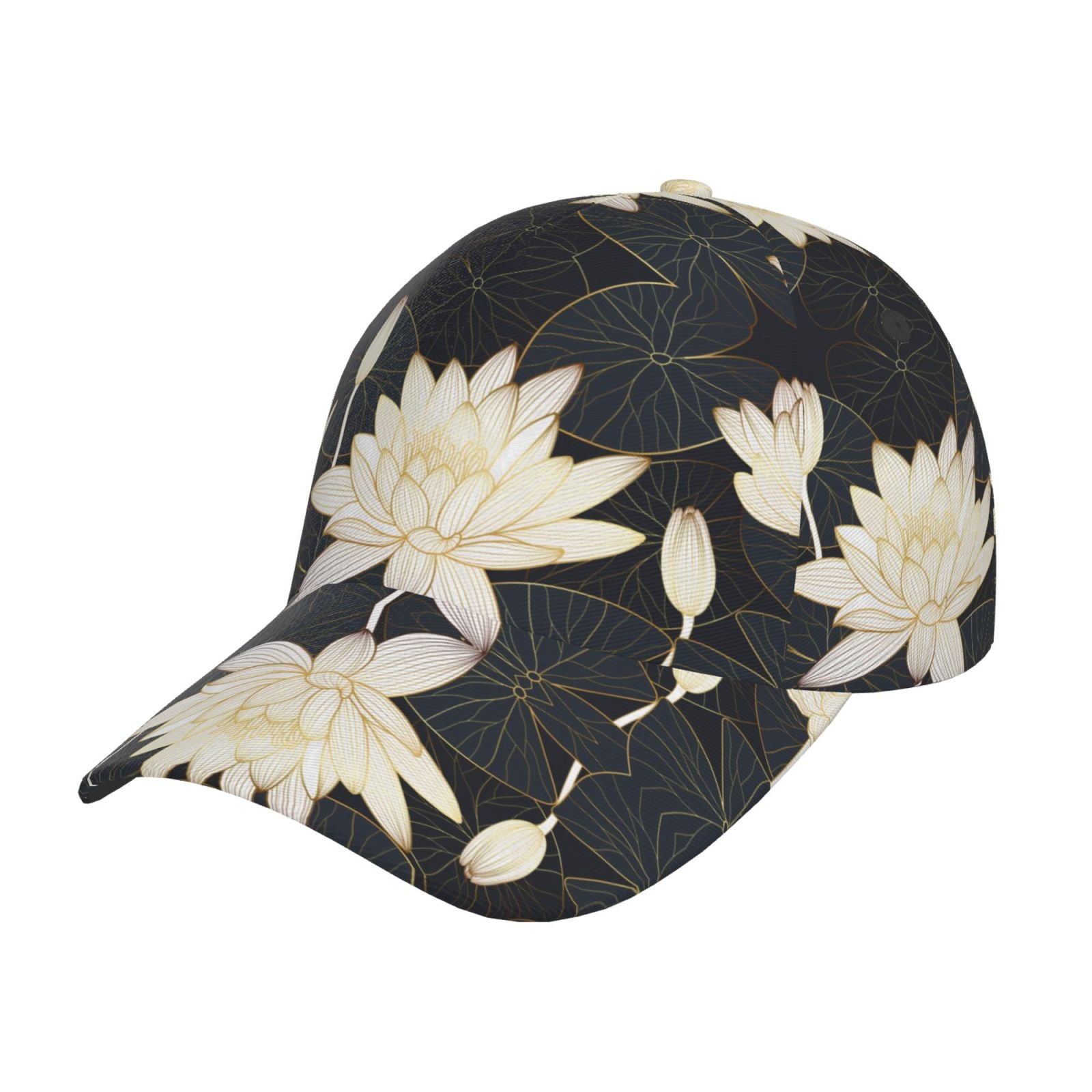 Baseball Cap - Golden Lotus Hats for Men Women Low Profile Classic ...