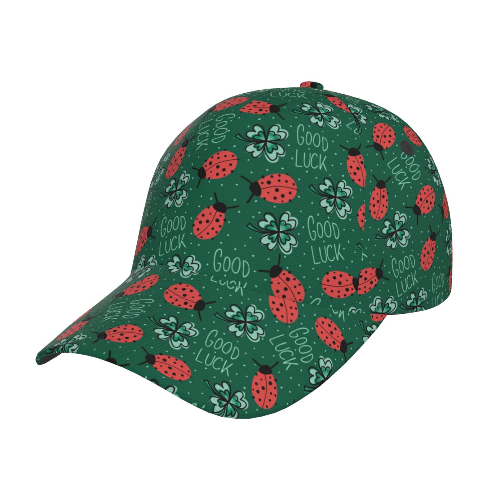 Baseball Cap - Good Luck Ladybug Adjustable Size Hats for Men and Women ...