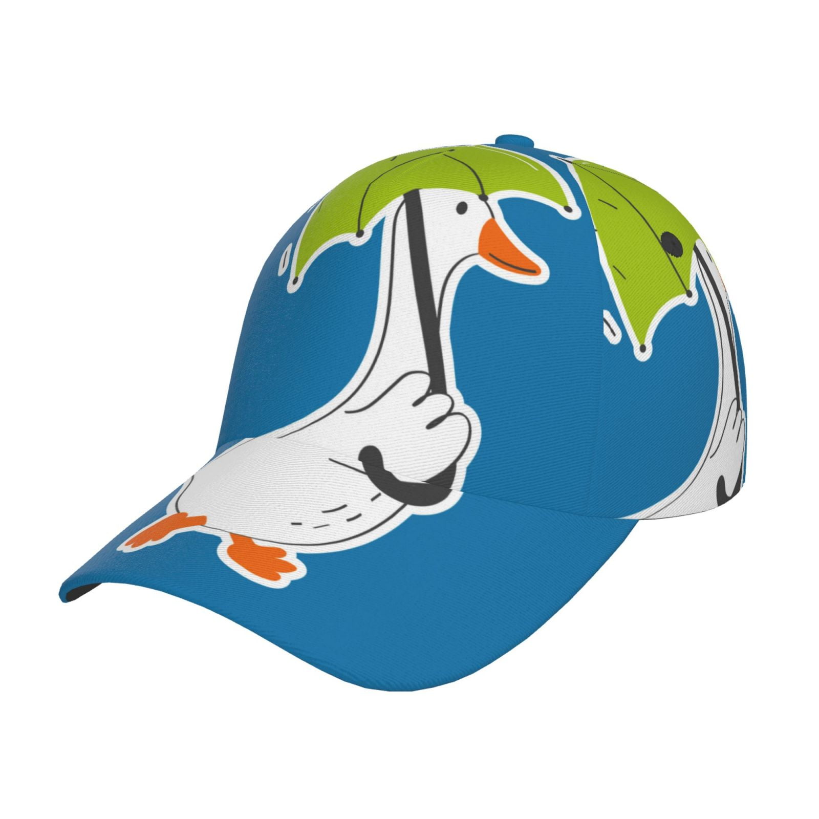 Baseball Cap - Goose Holding an Umbrella Hats for Men Women Low Profile ...