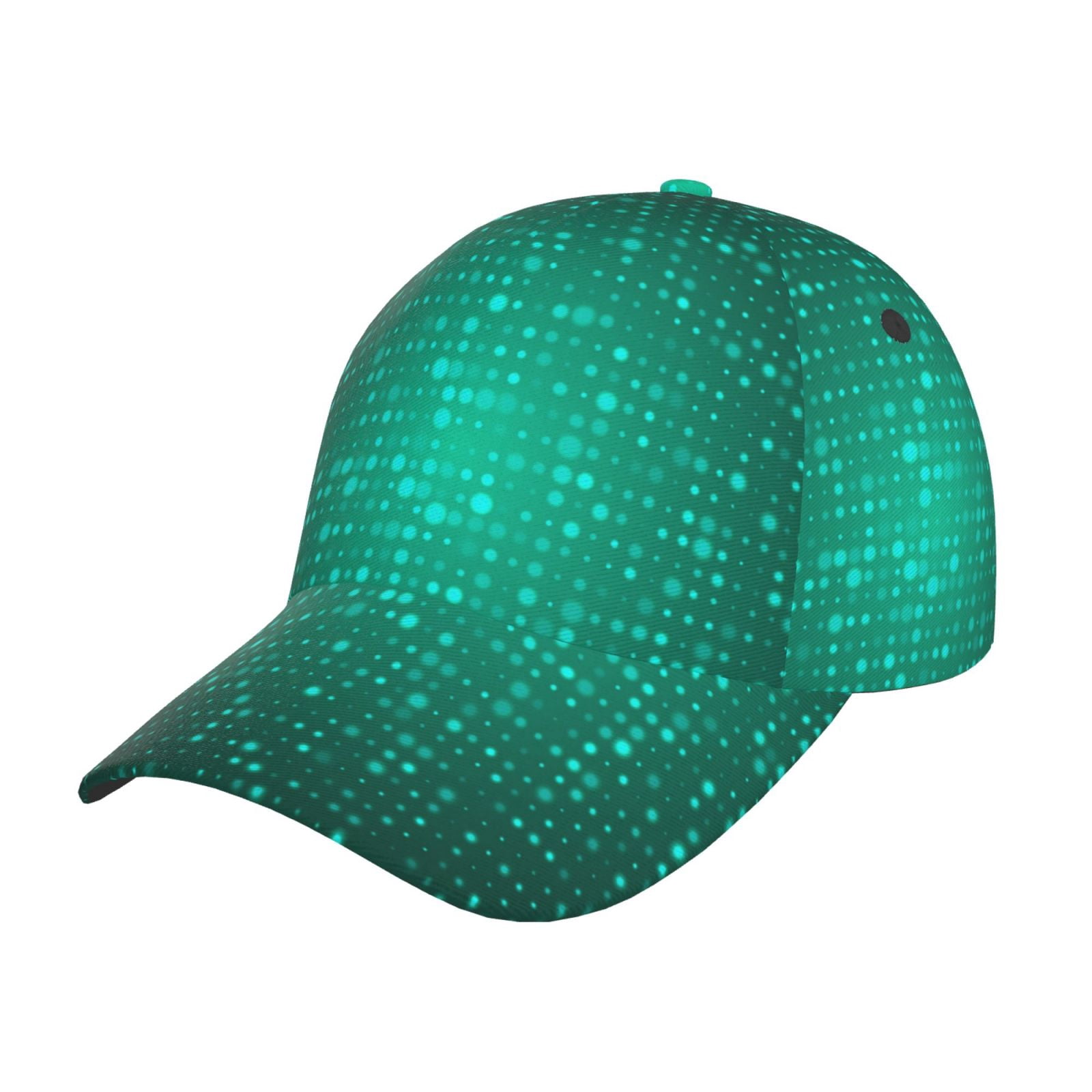 Baseball Cap - Green Dotted Pattern Hats for Men Women Low Profile ...