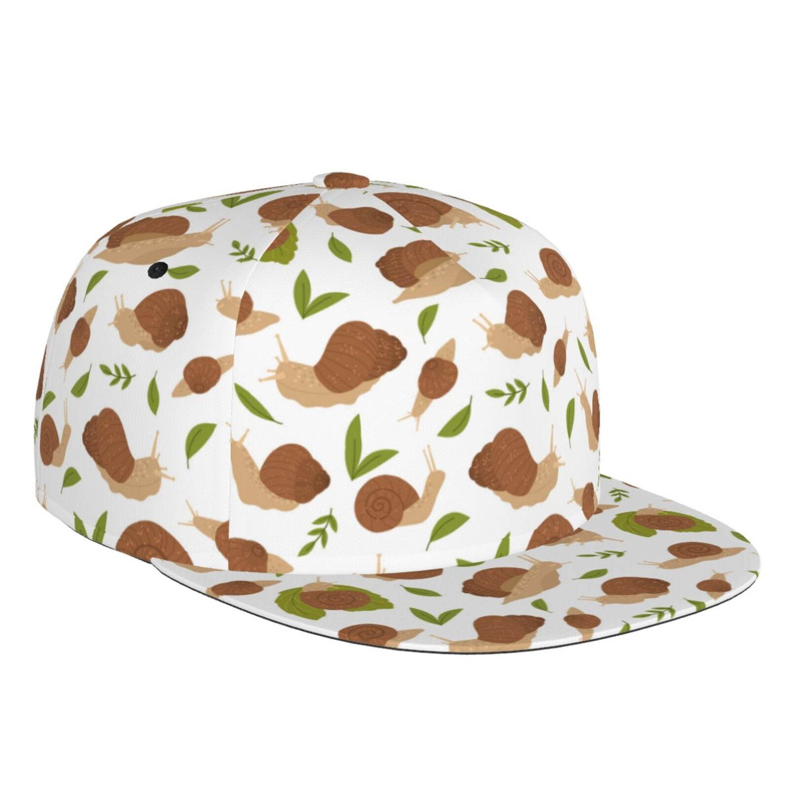 Baseball Cap - Green Leaf Brown Snails Hats for Men/Women Low Profile ...