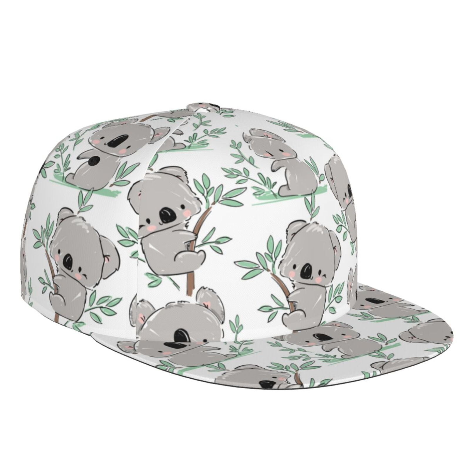 Baseball Cap - Green Leaf Grey Koala Hats for Men/Women Low Profile ...