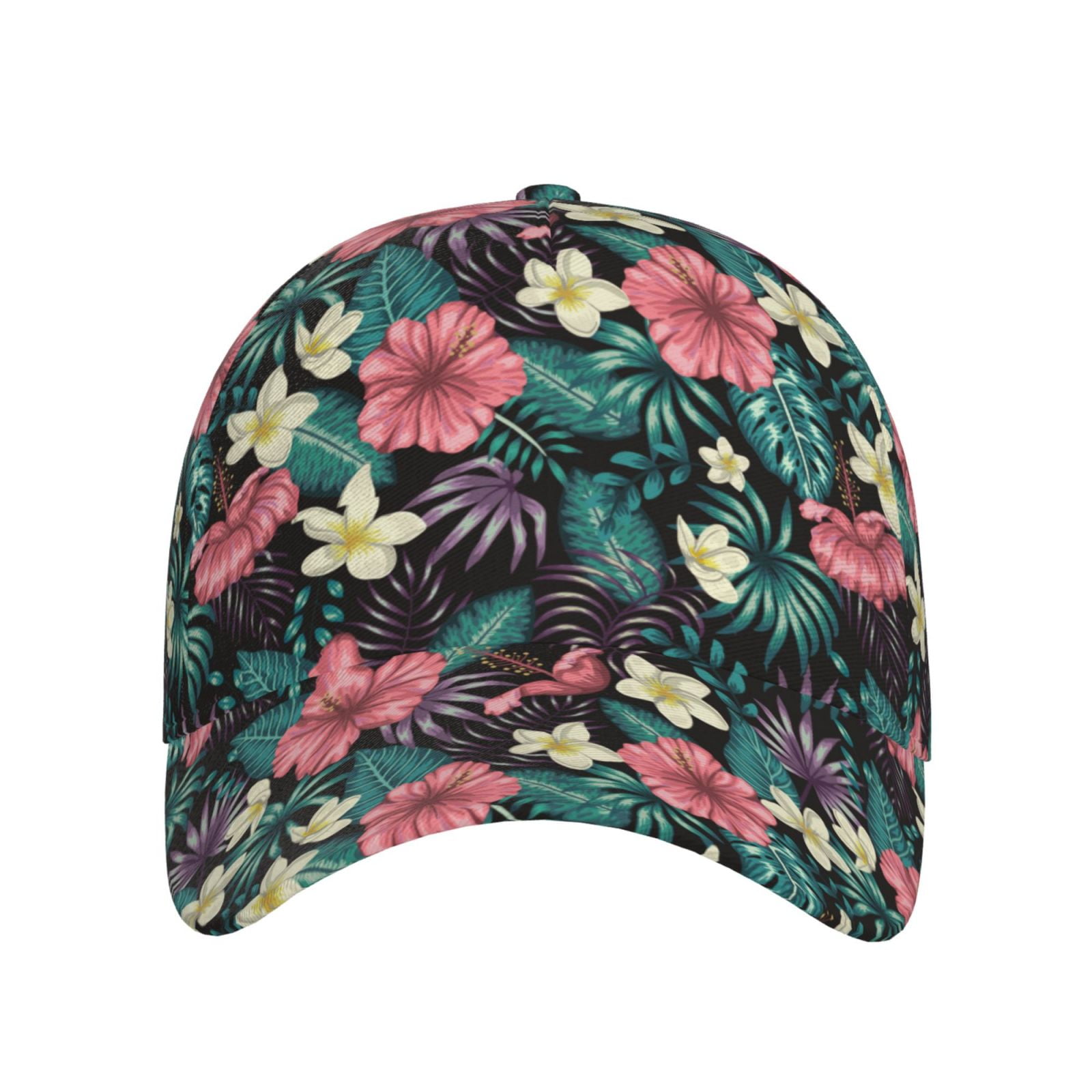 Baseball Cap, Green Tropical Leaves Trucker Hats Women Dad Hat For ...