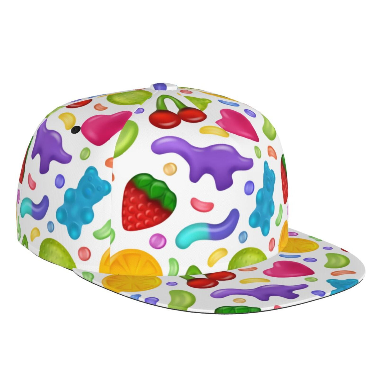 Baseball Cap - Gummy Candy Pattern Hats for Men/Women Low Profile ...