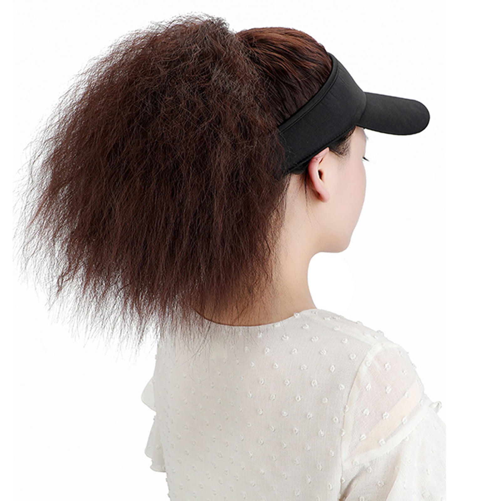 Baseball Cap With Hair Extensions Synthetic Hair Wig Baseball Hat With ...
