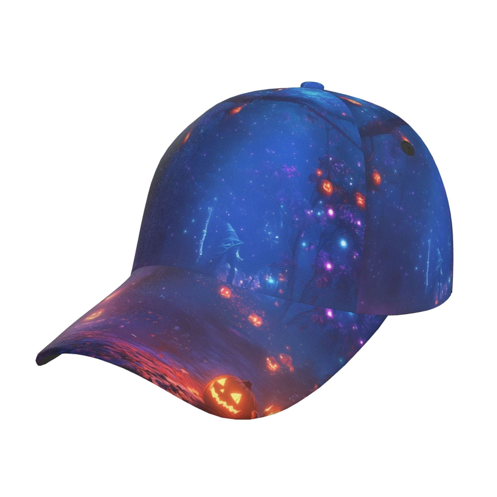 Baseball Cap, Halloween Colorful Forest Witch A Sun Hats for Men Women ...