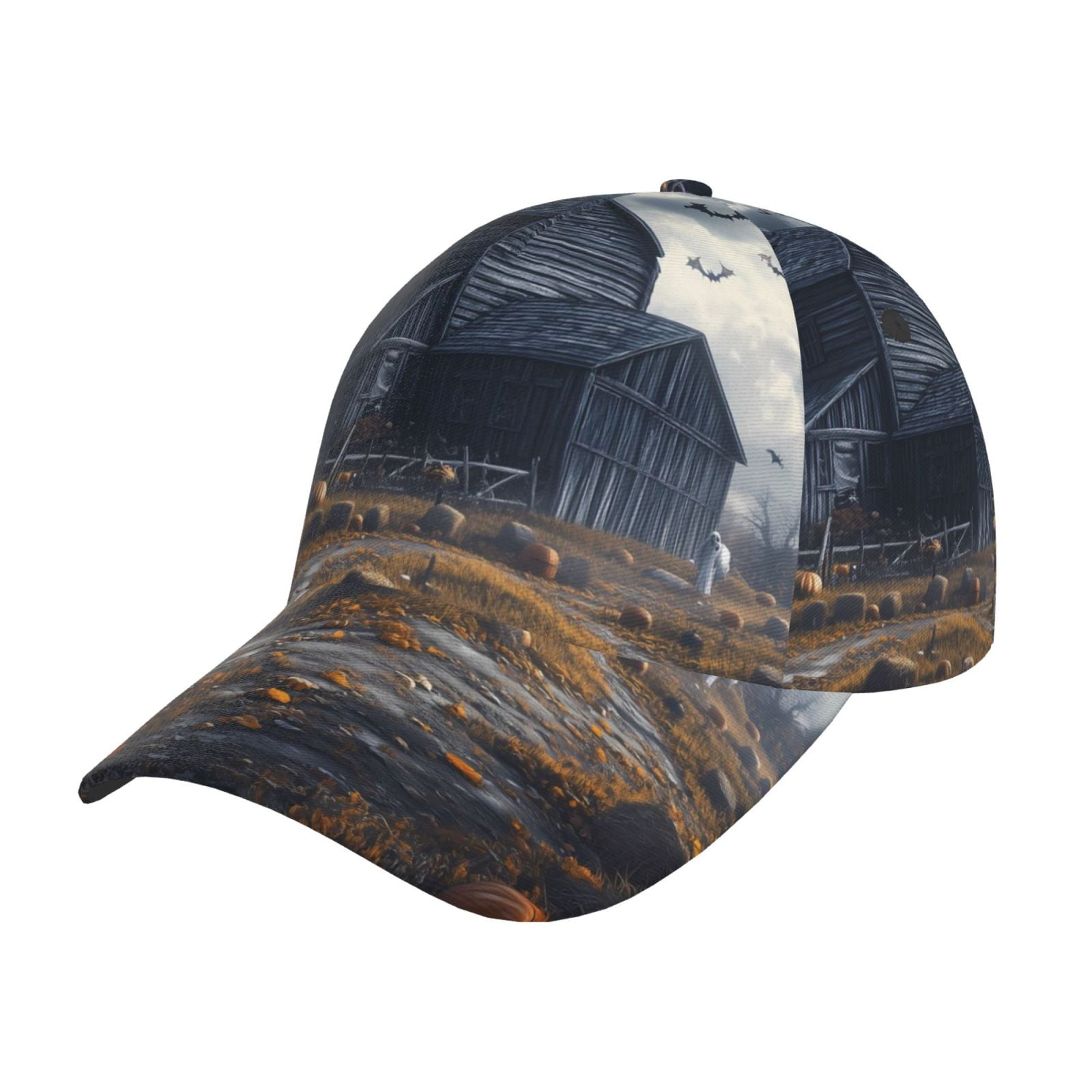 Baseball Cap - Halloween Farm Pumpkin Ghost C Hats for Men Women Low ...