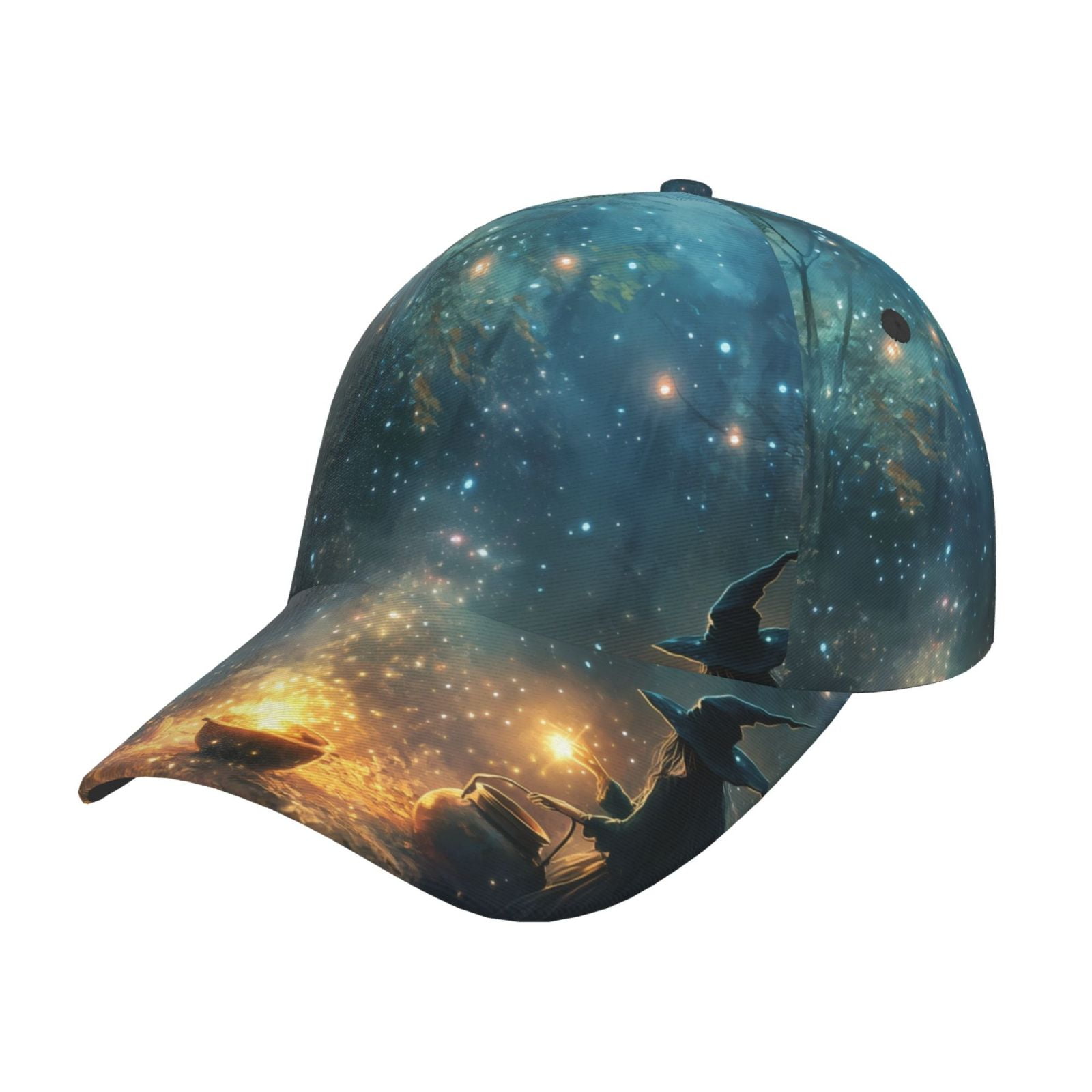 Baseball Cap - Halloween Forest Pumpkin Witch Hats for Men Women Low ...