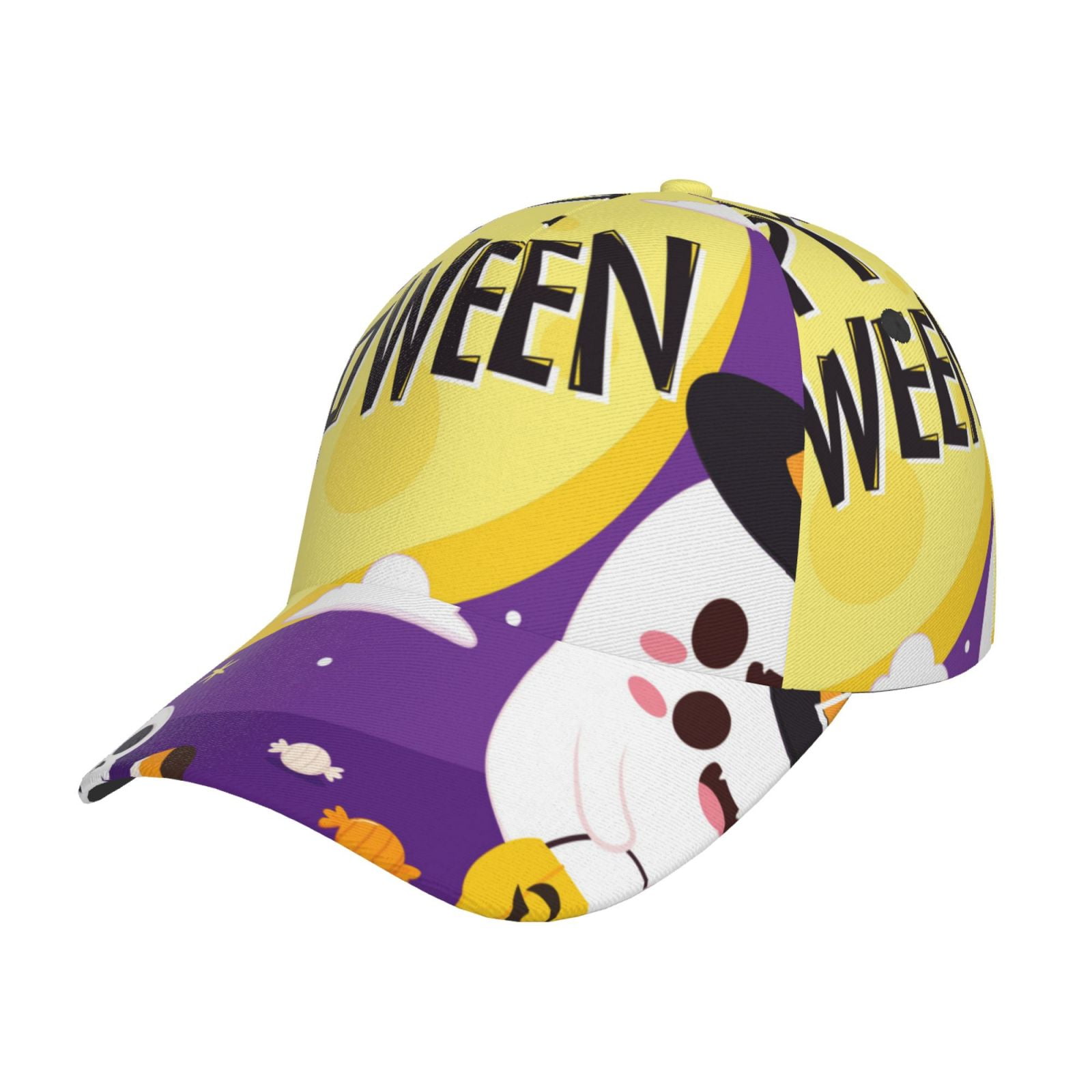 Baseball Cap - Halloween Happy J Hats for Men Women Low Profile Classic ...