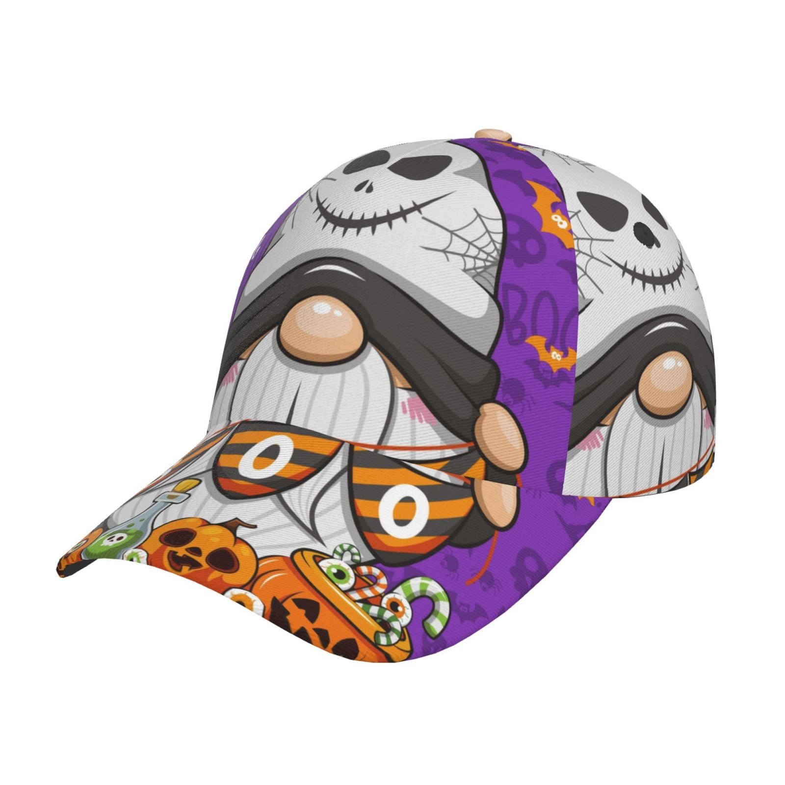 Baseball Cap - Halloween Happy Old Man F Hats for Men Women Low Profile ...
