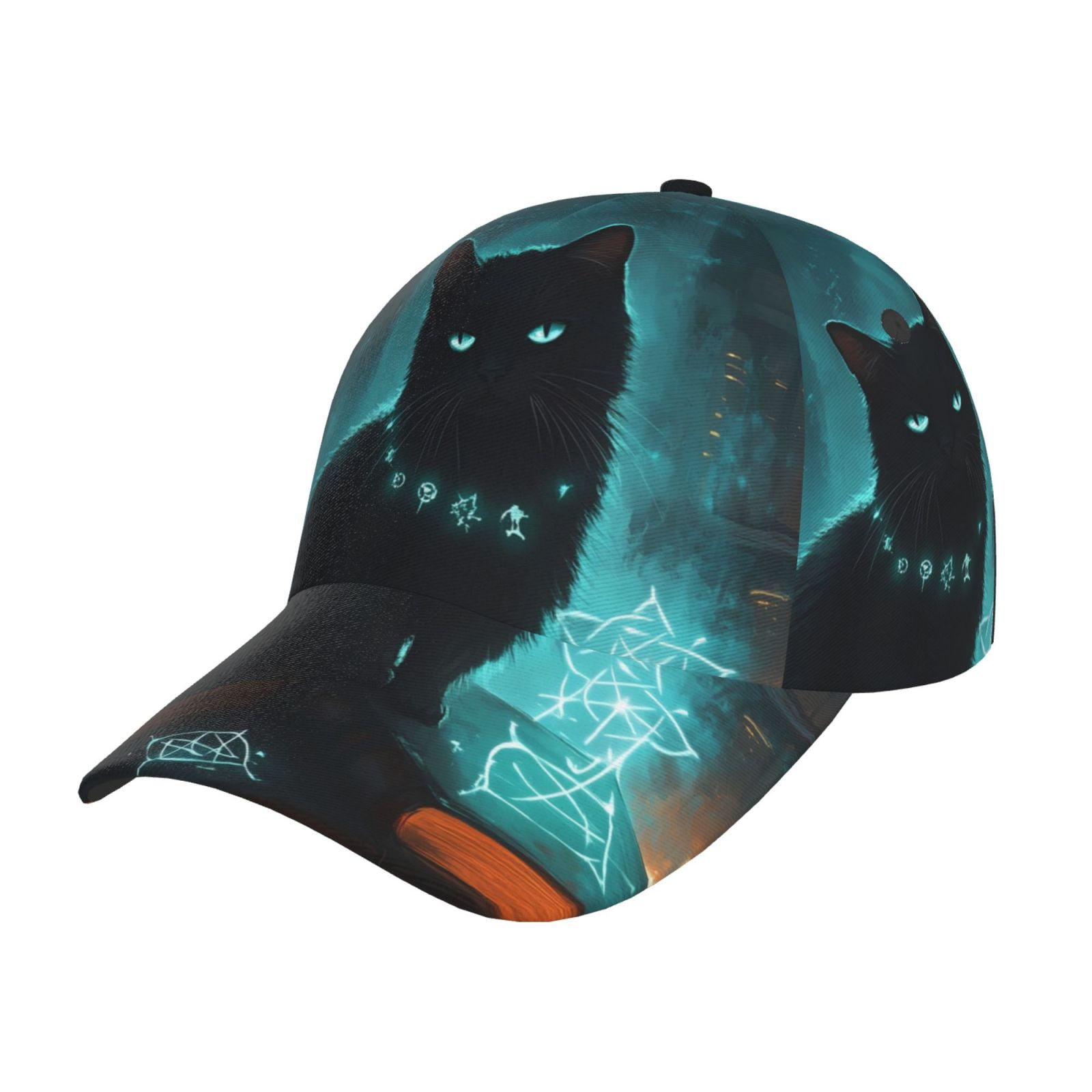 Baseball Cap - Halloween Mysterious Notebook Black Cat Hats for Men ...