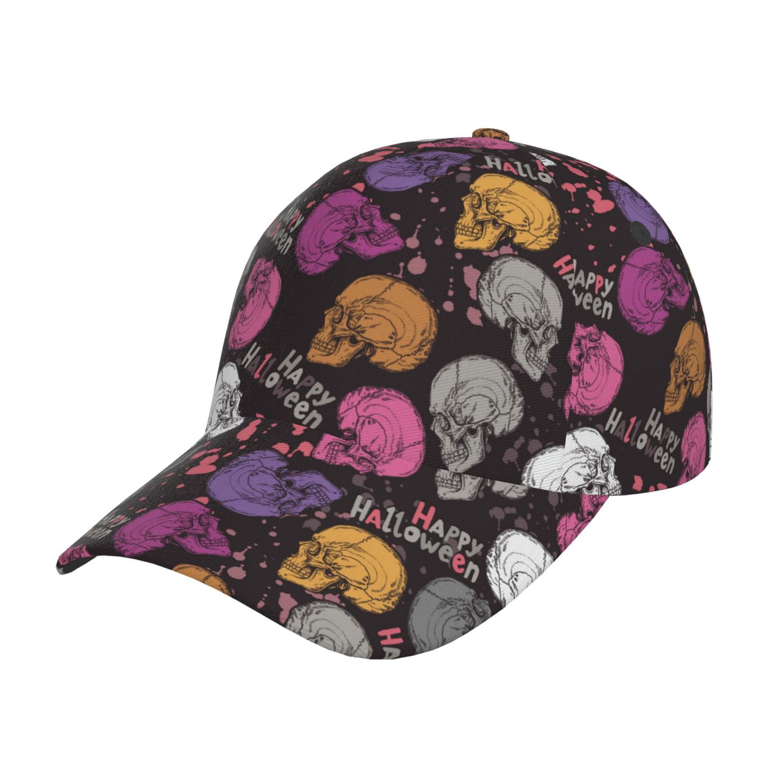 Baseball Cap, Halloween Skeleton Hats For Men Women Low Profile Classic ...