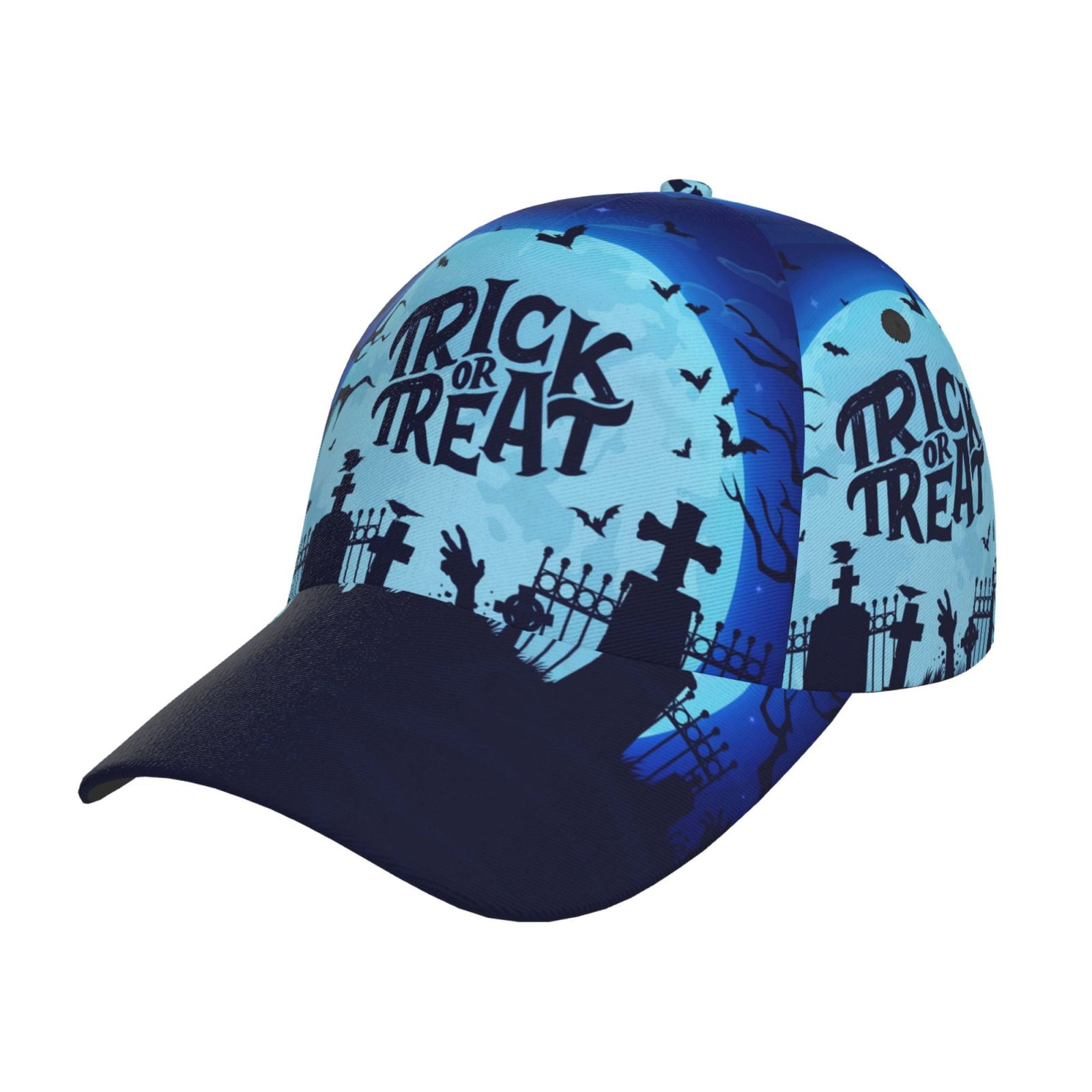 Baseball Cap - Halloween Trick Or Treat Hats for Men Women Low Profile ...