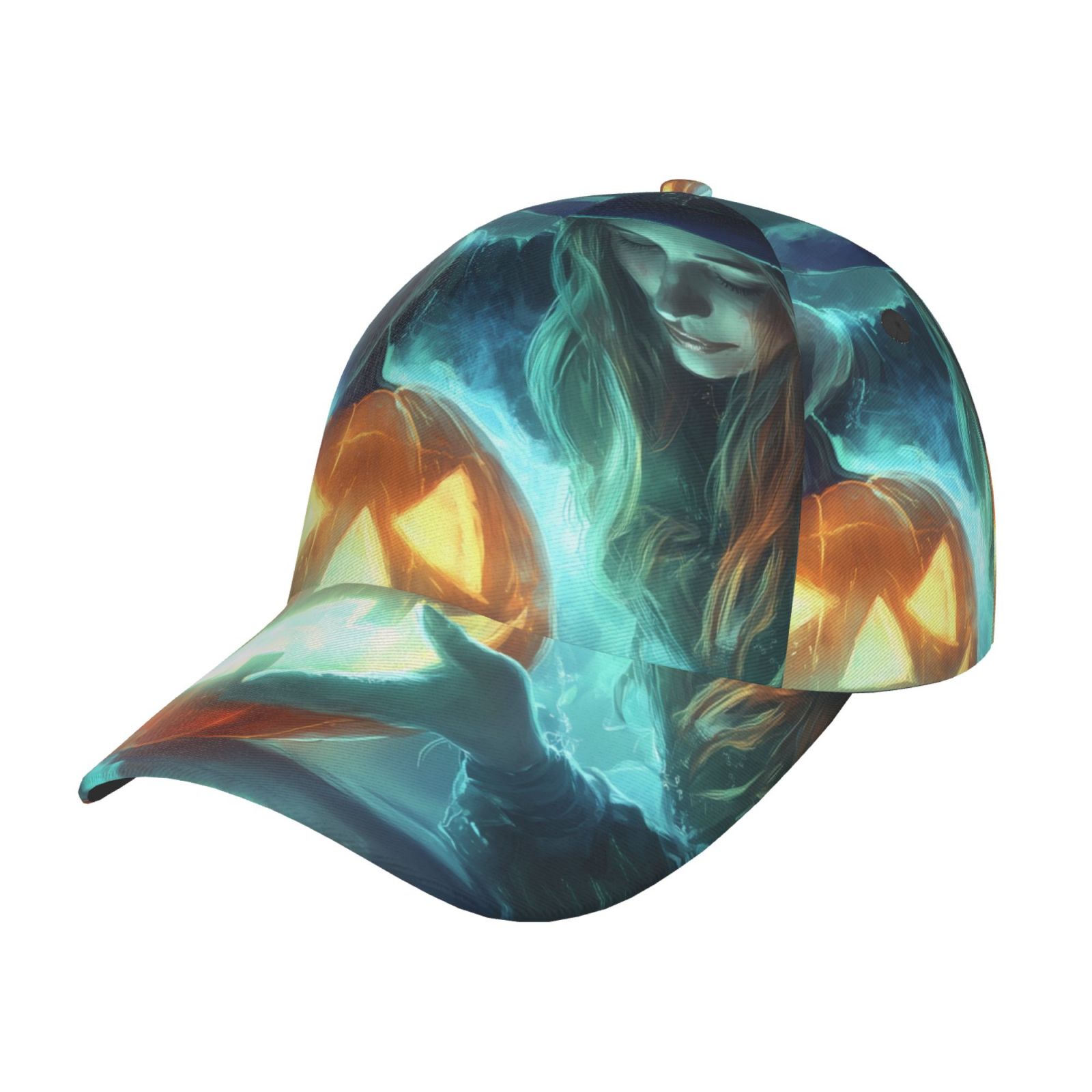 Baseball Cap, Halloween Witch Mysterious Pumpkin A Sun Hats for Men ...