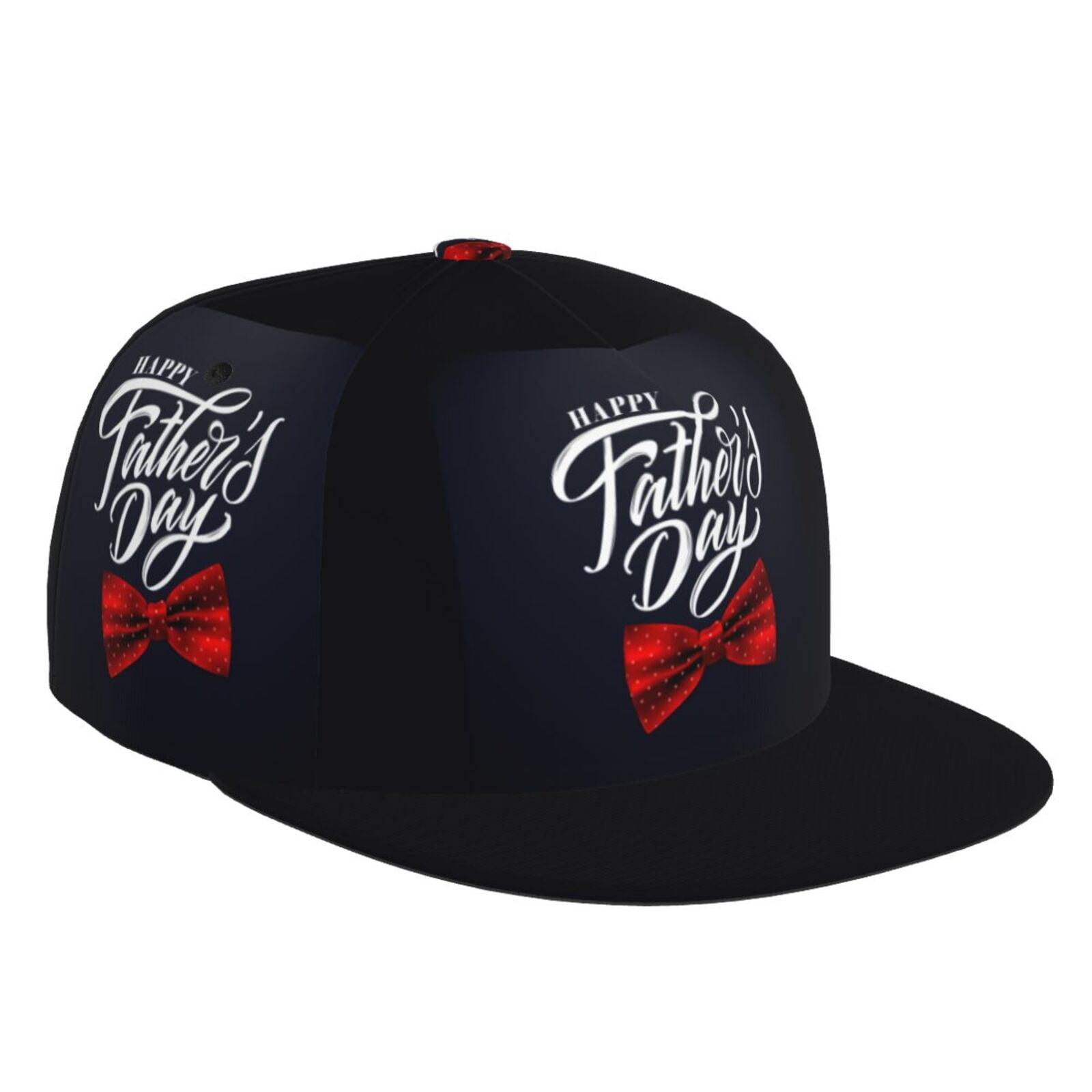 Baseball Cap Happy Father's Day (4) Flat Brim Hats for Men and Women ...