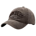 Baseball Cap Hats for Men Vintage Washed Denim Baseball Cap with ...
